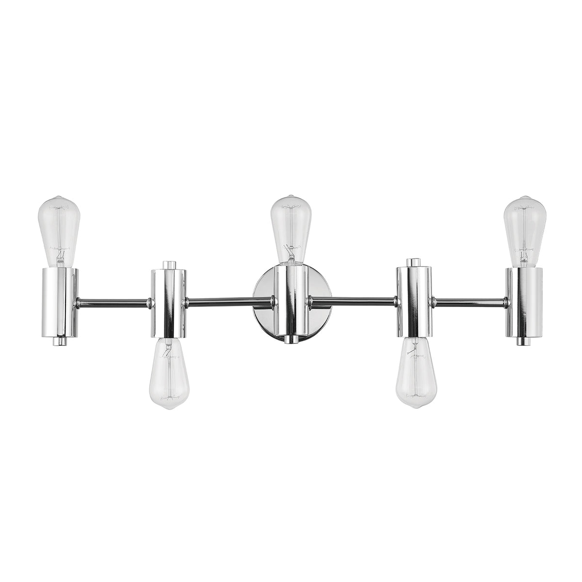 Positano 5-Light Chrome Vanity Light – Globe Electric