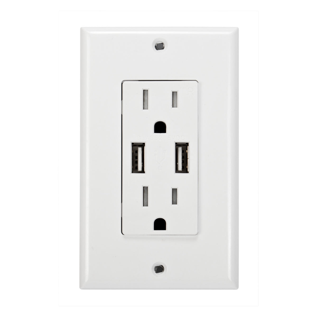 2-Outlet Child Safe Shock Guard Receptacle – Globe Electric