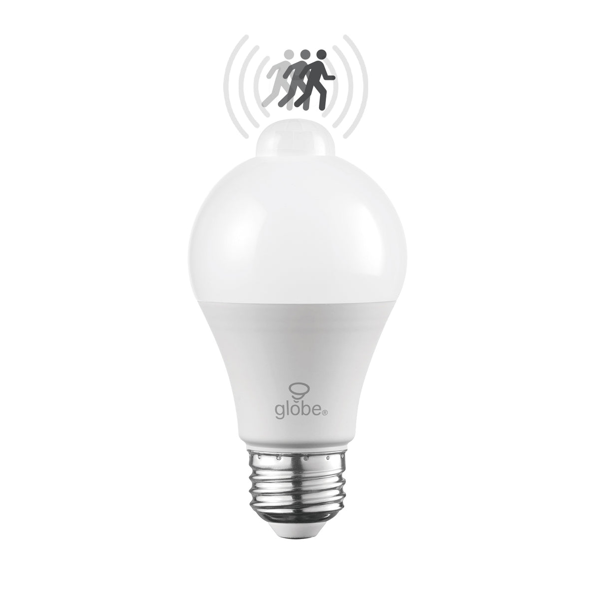 60W Equivalent Warm White (3000K) A19 Motion Sensor Non-Dimmable LED L ...