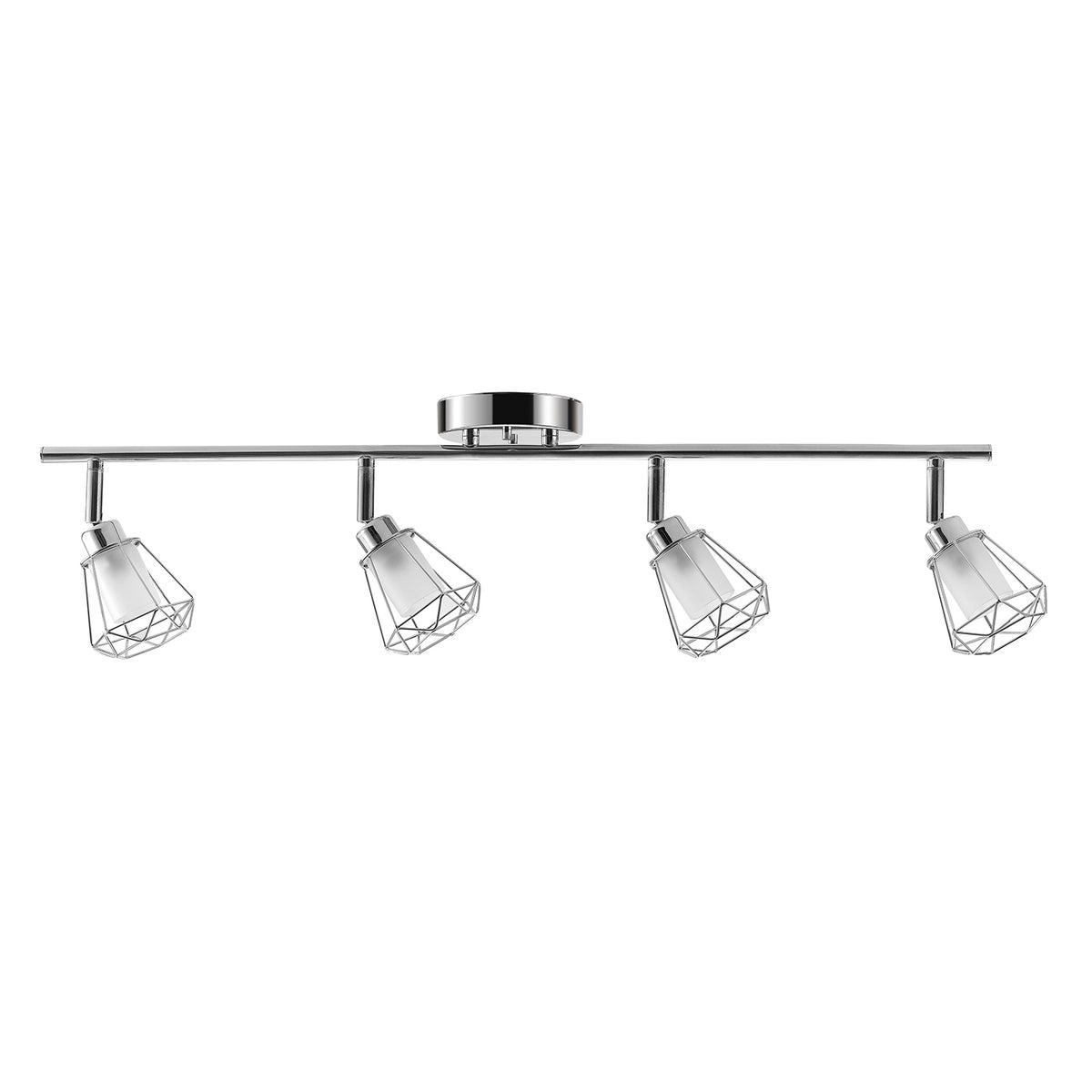 Sansa 4-Light Chrome Track Lighting – Globe Electric